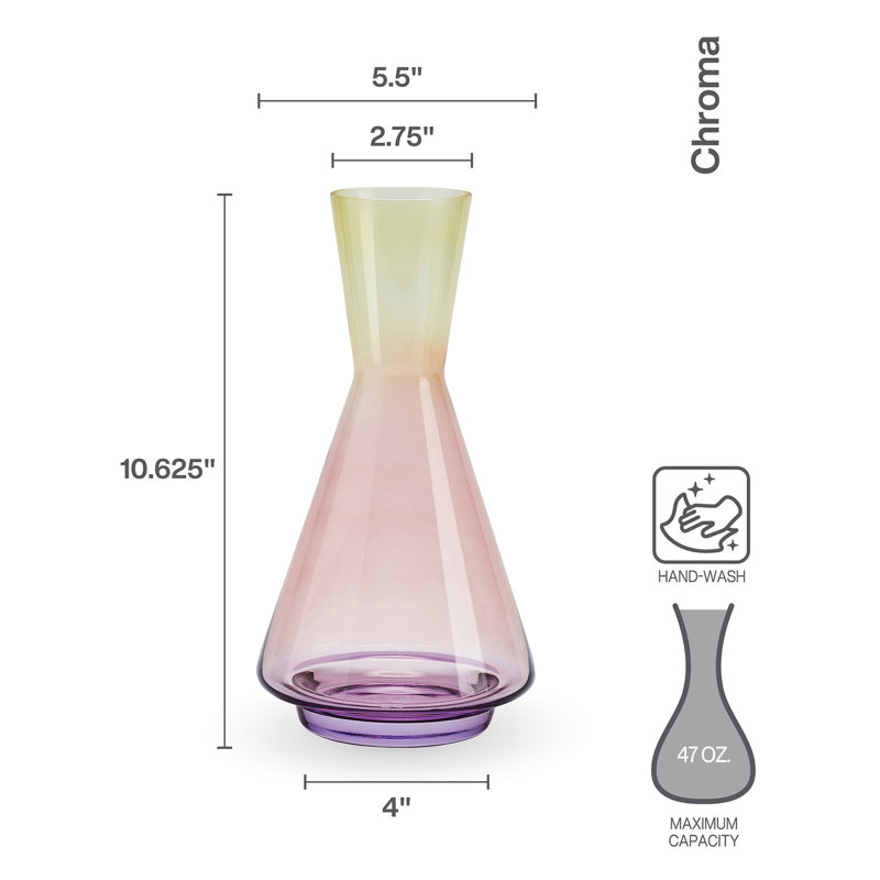 Mikasa Chroma 47 oz. Carafe | Joss & Main